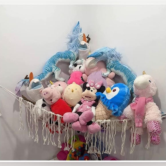 Wall Decor | Stuffed Animal Hammock Toy Net Plush Toy Hanging Organizer ...